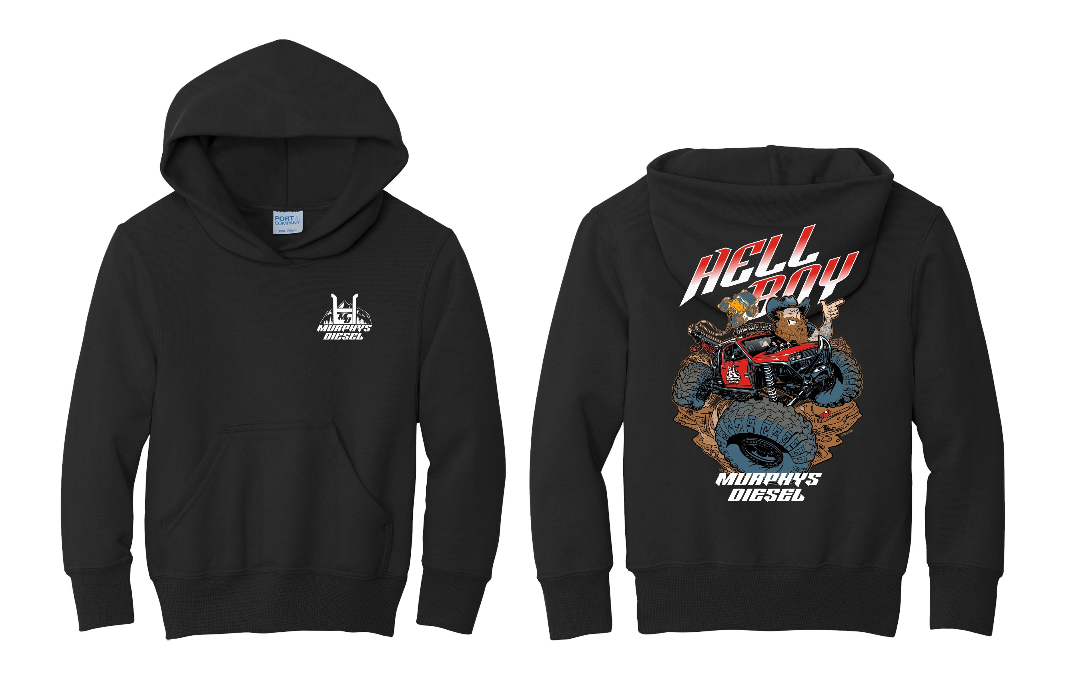 Kids Hell Boy Logo – Murphys Diesel